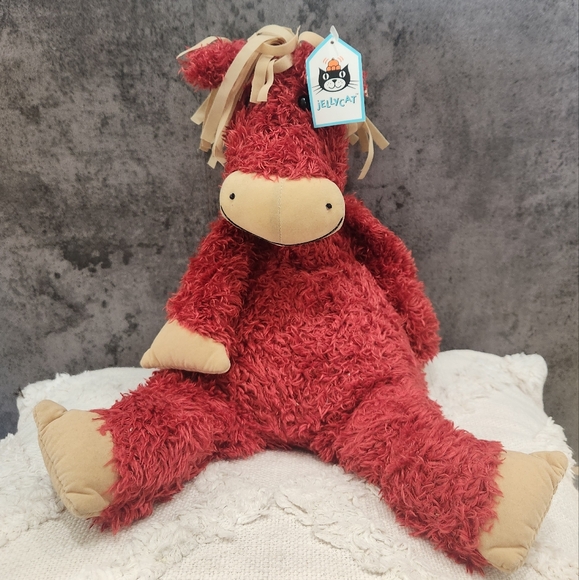 Jellycat | Toys | Nwt Jellycat Med Bunglie Horse Red Kidcore Gifts ...